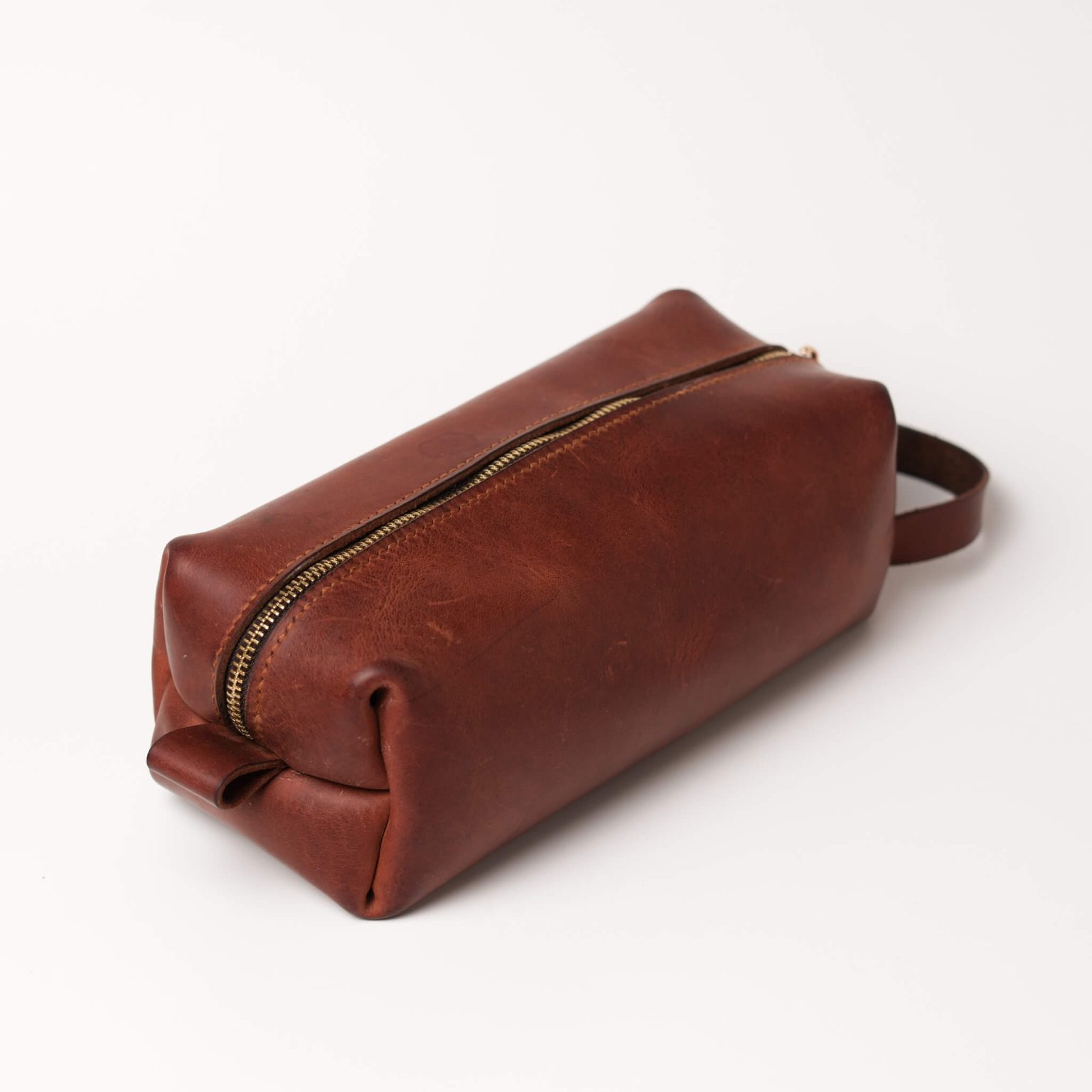 Leather Dopp Kit pattern. - beranleather